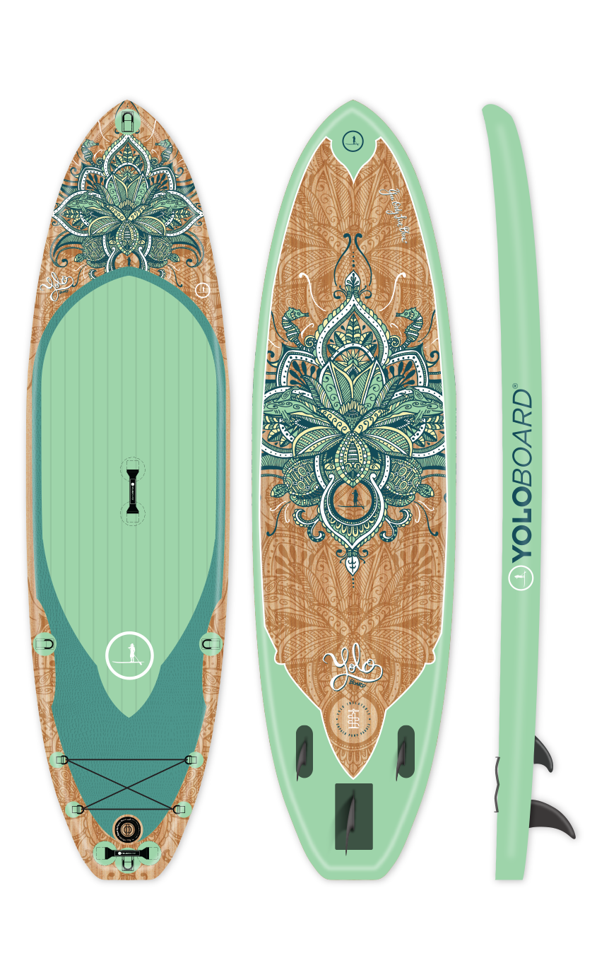 Yolo 106 Inflatable Stand Up Paddle Board Dfw Surf